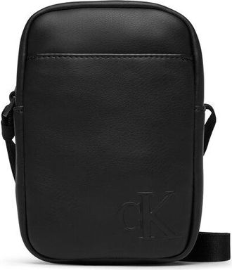 Calvin Klein Umh&auml;ngetasche Bold Ck Slim Reporter LV04D3279G Schwarz