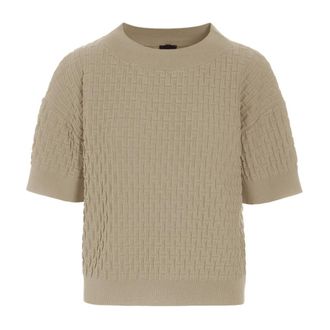 Bitte Kai Rand Femme, Pulls, Beige, Taille: 42 FR Tricot ras du cou