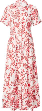 Only Damen Blusenkleid Onlkiera S/S Shirt Midi Dress Ptm, Rot, M