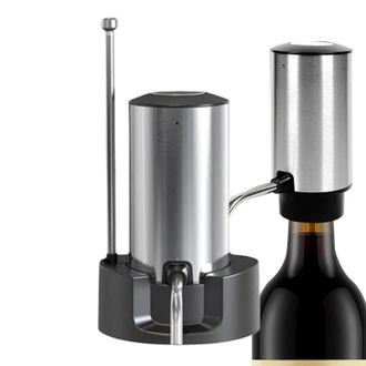 Generic Elektrischer Weinaerator | Wiederaufladbares Automatisches Set,Elektrischer Weindispenser und Bel&uuml;fter in einer Maschine,F&uuml;r Zuhause Bar Restaurant Ou