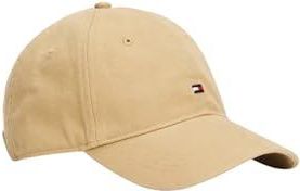 Tommy Hilfiger Casquette Homme Flag Soft Panel en Coton, Beige (Clayed Pebble), Taille Unique