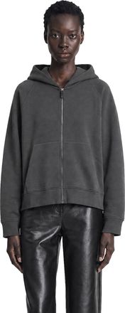 Max Mara Technical Cotton Zip-Up Hoodie