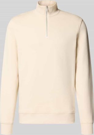 Marc O'Polo Denim Regular Fit Troyer aus reiner Baumwolle