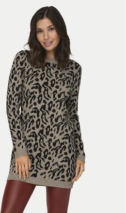Only Strickkleid Jenni 15321988 Beige Regular Fit