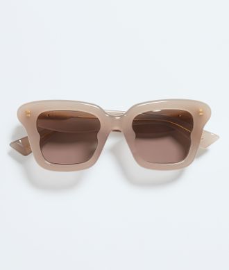 Bottega Veneta Lunettes de soleil papillon Sophia &agrave; ruban - Marron - Unisex - Unisex