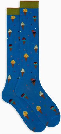 Gallo Gallo, Femme, Sous-v&ecirc;tements, Multicolore, Taille: ONE Size Chaussettes Longues Motif Glace