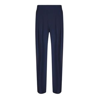 Norma Kamali Blaue Slim-Fit-Hose - - Trousers - Damen - Blau - M