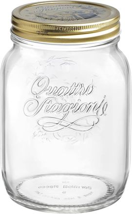 Bormioli Rocco BOR1297 4 Seasons Jar with Capsules, 2 kg, Glass