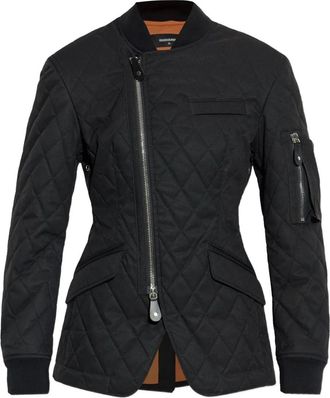 Dsquared2 veste matelassée à fermeture zippée asymétrique - Noir