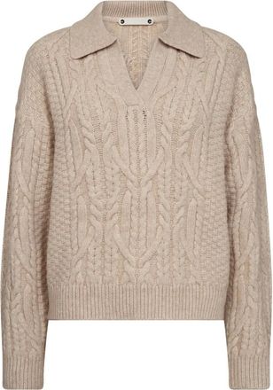 Co'Couture Damen, Strickwaren, Beige, LGr&ouml;&szlig;e