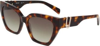 Liu Jo Femme, Accessoires, Brun, Taille: 55 MM Lj814Sr Lunettes de soleil