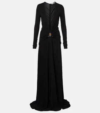 CHRISTOPHER ESBER Verziertes Maxikleid Bezel Quartz