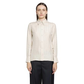 Gucci Habotai Jacquard Shirt