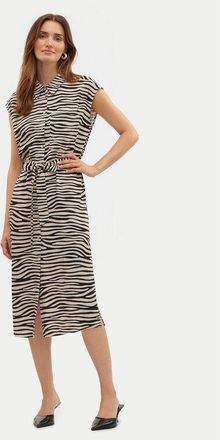 Vero Moda Hemdkleid Mymilo 10282532 Beige Regular Fit