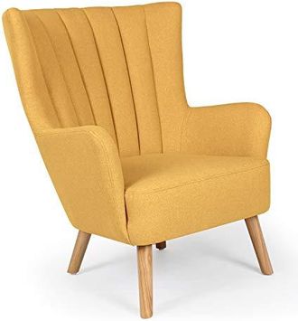 Menzzo Vidal Skandinavischer Sessel Gelb