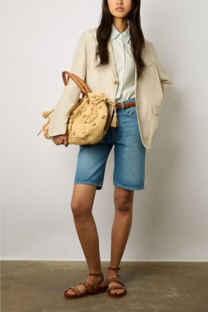 Gerard Darel Veste en lin m&eacute;lang&eacute; - BRITNEY - Sable