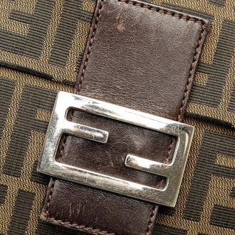 Fendi Hobo Bags - Zucca Canvas Shoulder Bag - Gr. unisize - in Braun - f&uuml;r Damen