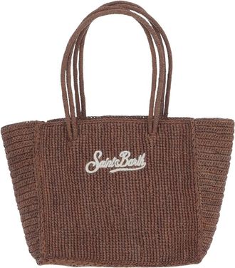 MC2 Saint Barth Femme, Sacs, Brun, Taille: ONE Size Rafiya Handbag with Logo