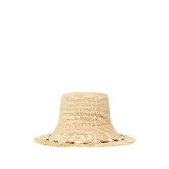 Alanui Chasing The Shadows Raffia Hat - - Accessories - Damen - Braun - XS/S