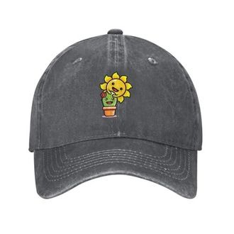 Generic Joli Cactus Et Tournesol Unisexe Casquette De Baseball R&eacute;glable Casquettes Snapback Soft Hip-Hop Cap pour Voyage Toutes Les Saisons Ext&eacute;rieur
