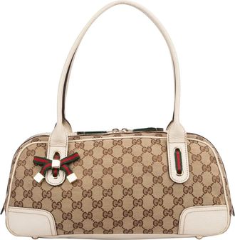 Gucci Crossbody Bags - Gucci GG Monogram Princy Handbag - Gr. unisize - in Braun - f&uuml;r Damen