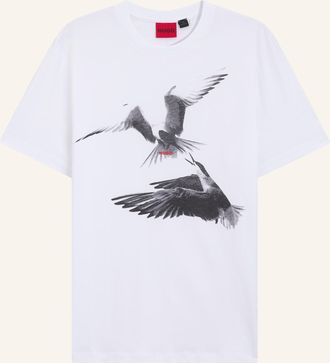HUGO BOSS Hugo T-Shirt Dirunn Regular Fit weiss