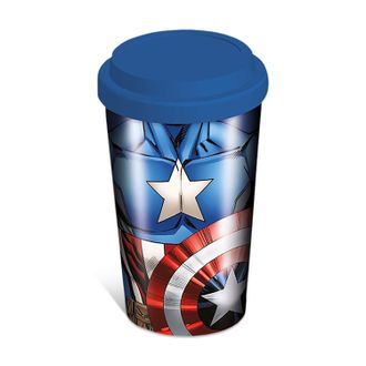 MARVEL Captain America Torso Marvel Comics Avengers Travel Coffee Gift Mug Cup Official