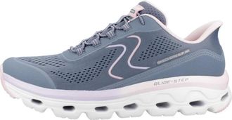 Skechers Femme, Sport, Bleu, Taille: 40 EU Slip-ins : Semelle Glide-Step