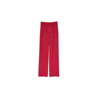 Herno Acetate Freizeithose - - Trousers - Damen - Rot - M