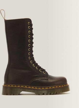 Dr. Martens 1B99 Bex 14-&Ouml;sen Ambassador Leder Schn&uuml;rstiefel in Braun, Gr&ouml;&szlig;e: 36