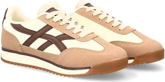 Shoes & Blues Chaussures plates pour femme avec fermeture à lacets. Design moderne avec contraste latéral. Idéales pour lautomne., kaki, 36 EU