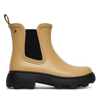 Tommy Hilfiger Gummistiefel Tommy Hilfiger Rubber Flag Cleated FW0FW08637 Braun