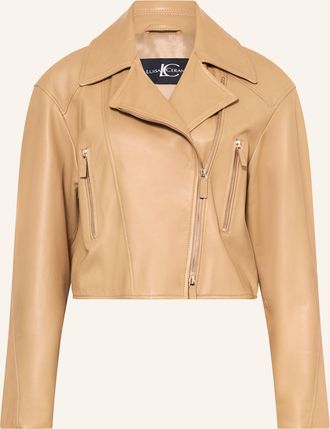Luisa Cerano Luisa Cerano Lederjacke beige