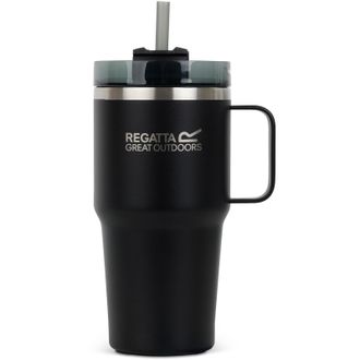 Regatta Reisebecher Thermulate, Isoliert, 600ml (Einheitsgr&ouml;&szlig;e) (Schwarz)