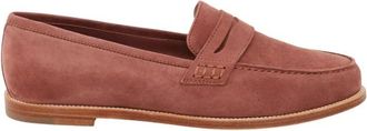 Manolo Blahnik Femme, Chaussures, Brun, Taille: 38 1/2 EU Mocassins en daim Perrita