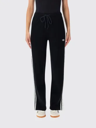 adidas Weit geschnittene Strick-Jogginghose von mit 3-Streifen-Logo
