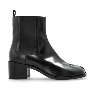 Maison Margiela Hohe Stiefeletten mit - - Shoes - Damen - Schwarzk - 40 EU
