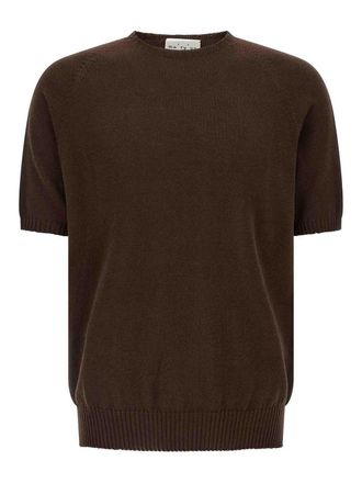 Maryya Pull Col Rond - Marron