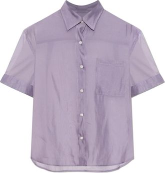Rag & Bone Femme, Blouses et Chemises, Violet, Taille: 40 FR Shirt With Pocket