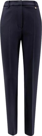 Max Mara Femme, Pantalons, Bleu, Taille: 36 FR Slim-fit Pantalons