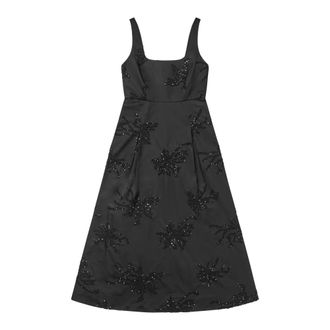 Munthe Midi-Kleid - - Dresses - Damen - Schwarzk - XS