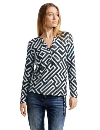 Cecil Langarmshirt Bedruckt