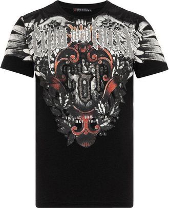 Cipo & Baxx T-Shirt T-Shirt aus hochwertiger Baumwolle