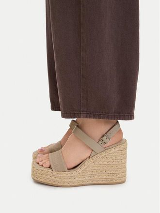 Calvin Klein Espadrilles Wedge Espad 70 Webbing Lth HW0HW02901 Beige