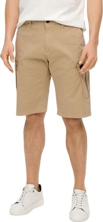 s.Oliver Relaxed: Cargo-Bermuda mit Garment Dye