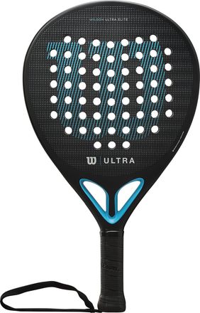Wilson Padel-Schläger Ultra Elite V2, Fiberglas/EVA, 361 g, Schwarz/Blau, WR066911U2