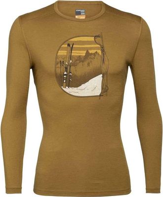 Icebreaker Oasis LS Crewe MT Blanc Rise Thermo-T-Shirt f&uuml;r Herren