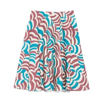 Marni Femme, Jupes, Multicolore, Taille: 40 FR Jupe Midi Imprim&eacute;e