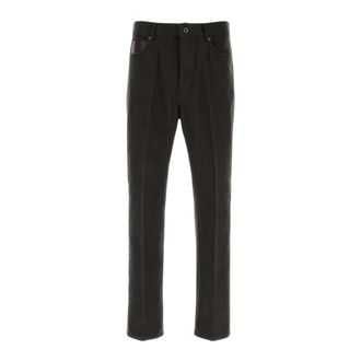 Ferragamo Flanellhose - - Trousers - Herren - Braun - L