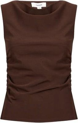 Topshop Top sans manches &agrave; col b&eacute;nitier